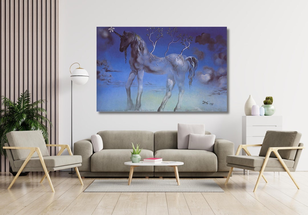 Salvador Dali Horse CANVAS Dali the Christian Horse Poster Art Dali Art ...