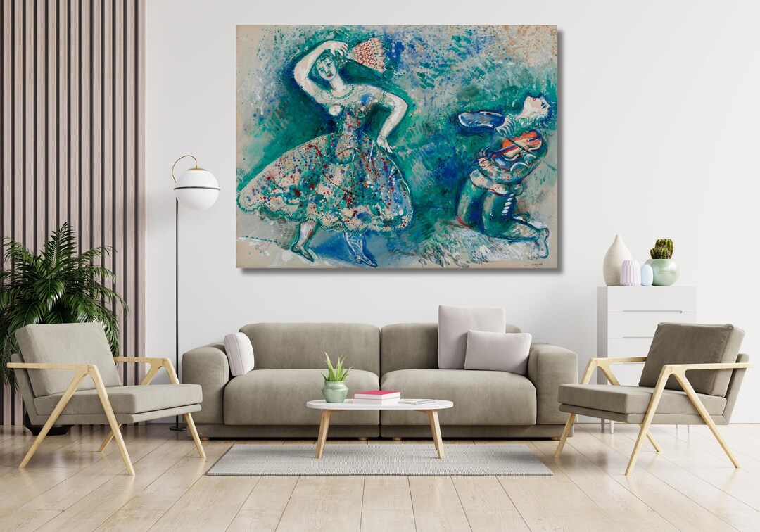 Marc Chagall CANVAS Wall Art Marc Chagall Exhibition Art, Marc Chagall ...