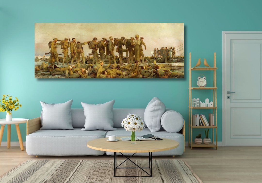 Gassed (1919) by John Singer Sargent Canvas Wall Art, John Singer ...