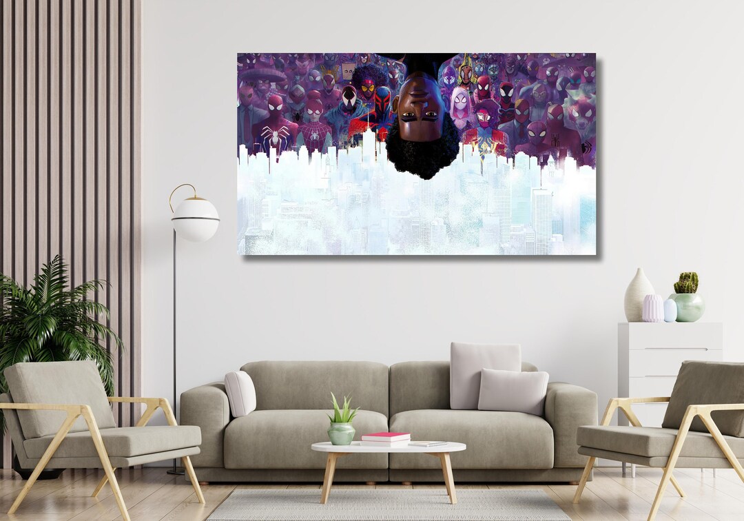 Spider-man Across the Spider-verse PRINT Canvas,spider-man Poster ...
