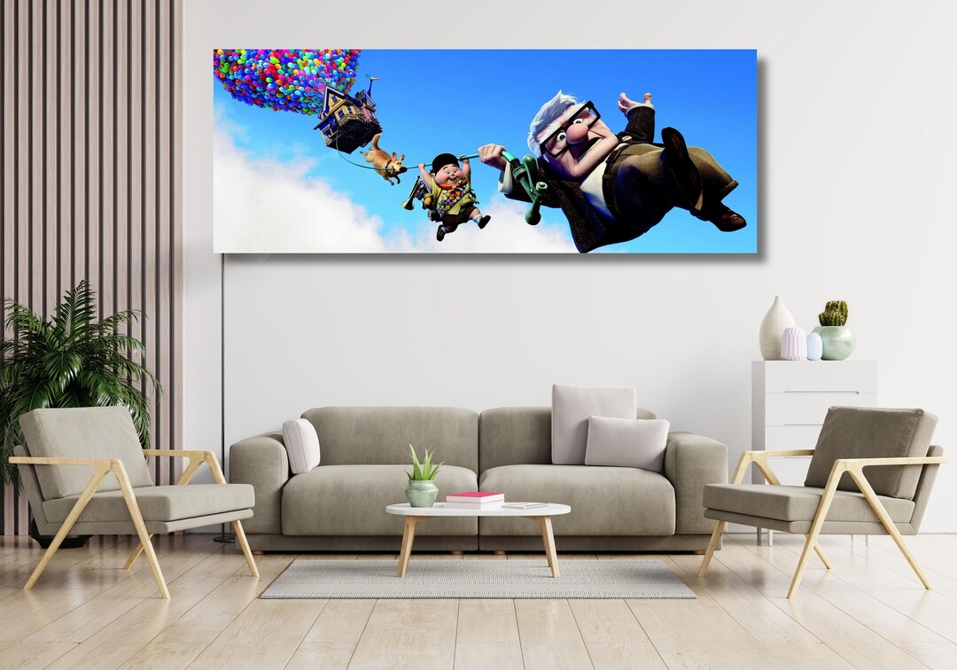 Pixar WALL Art,poster Kids Room Decor,watercolor Print Disney Gift ...