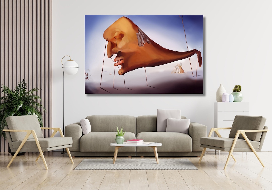 Salvador Dali Sleep Art,salvador Dali Canvas Wall Art,dali Wall Art ...
