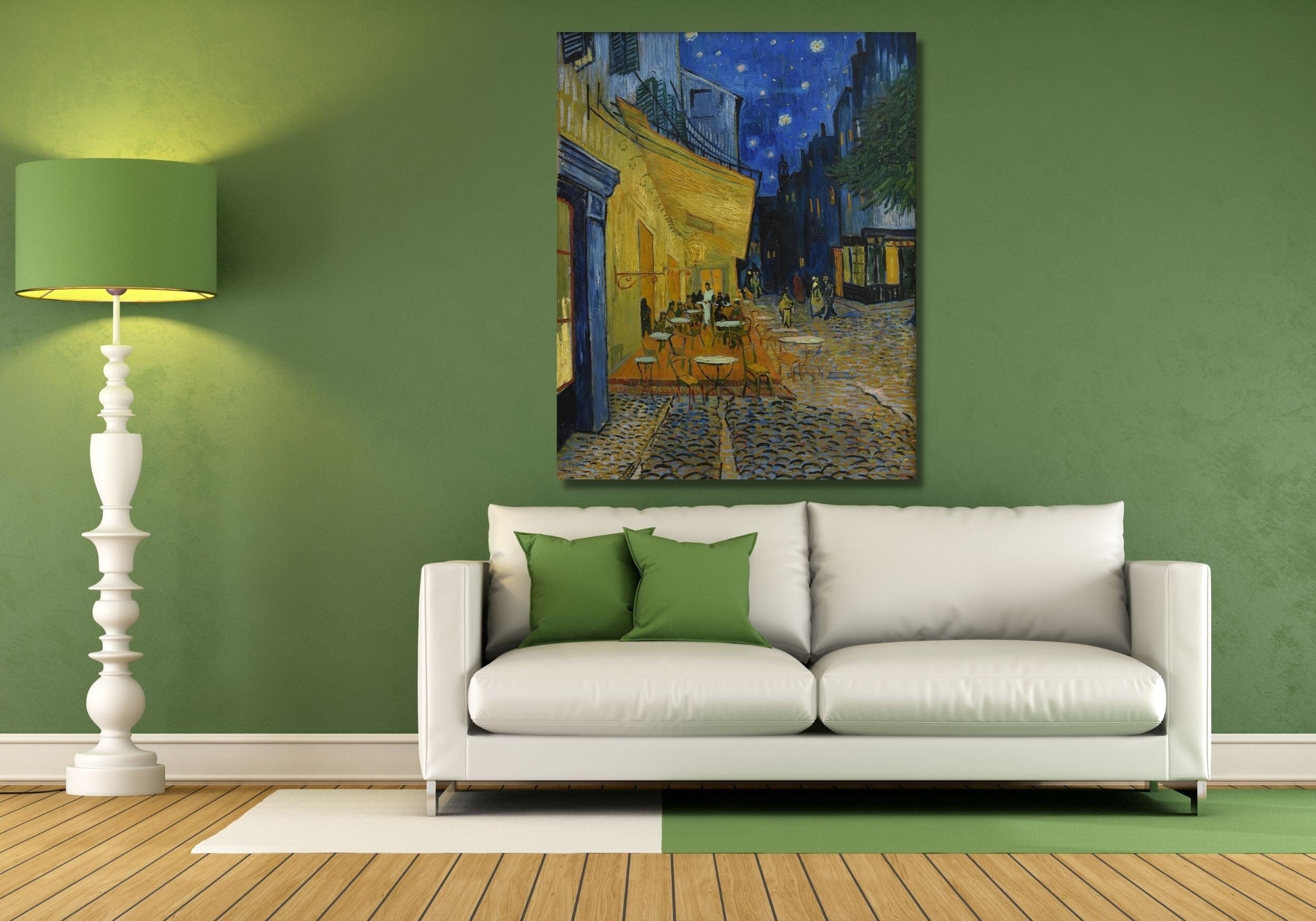 Doctor Who TARDIS POSTER Wall Art / Poster Van Gogh Painting - Etsy