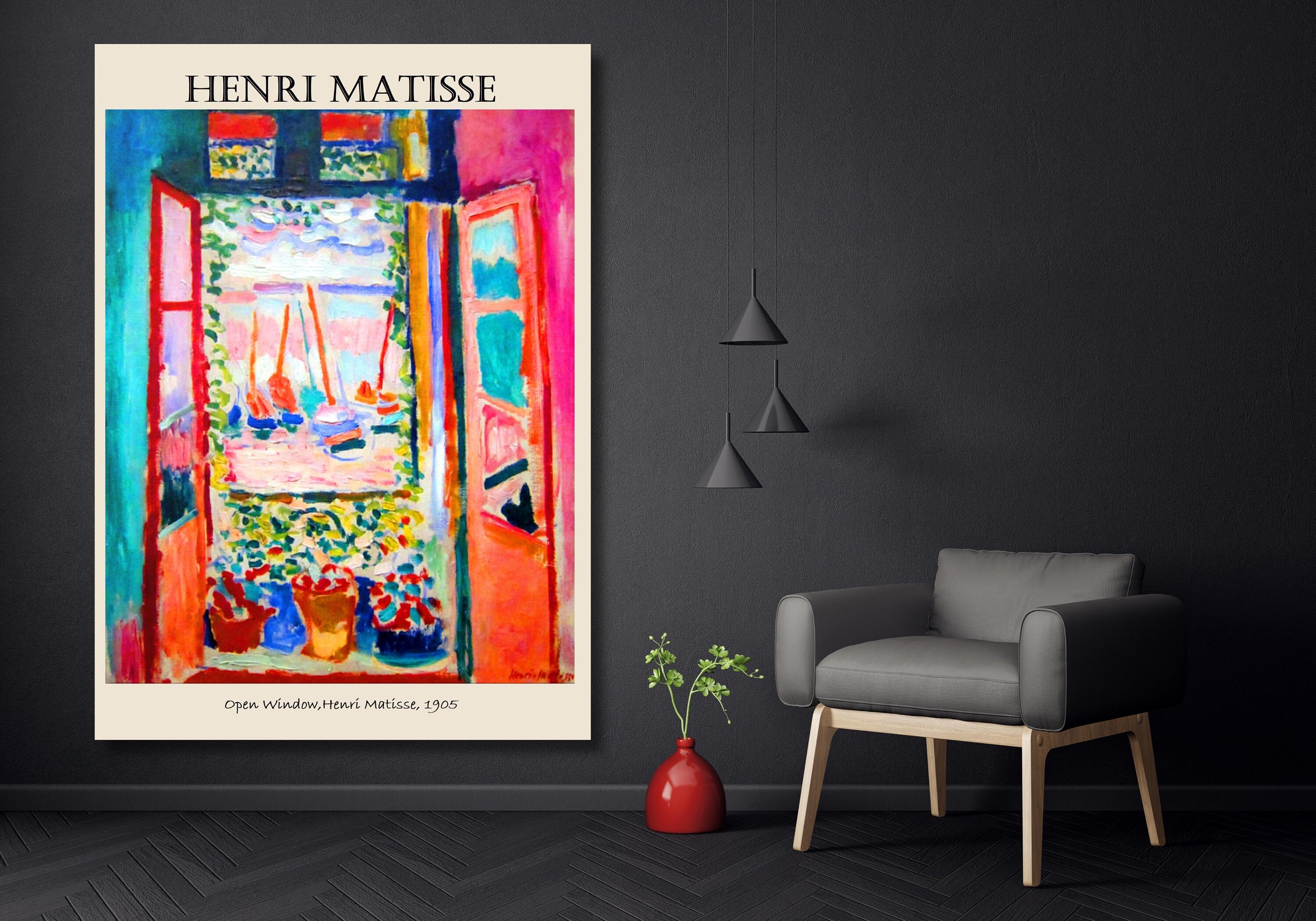 Henri Matisse the Open Window Painting Henri Matisse Print Henri ...