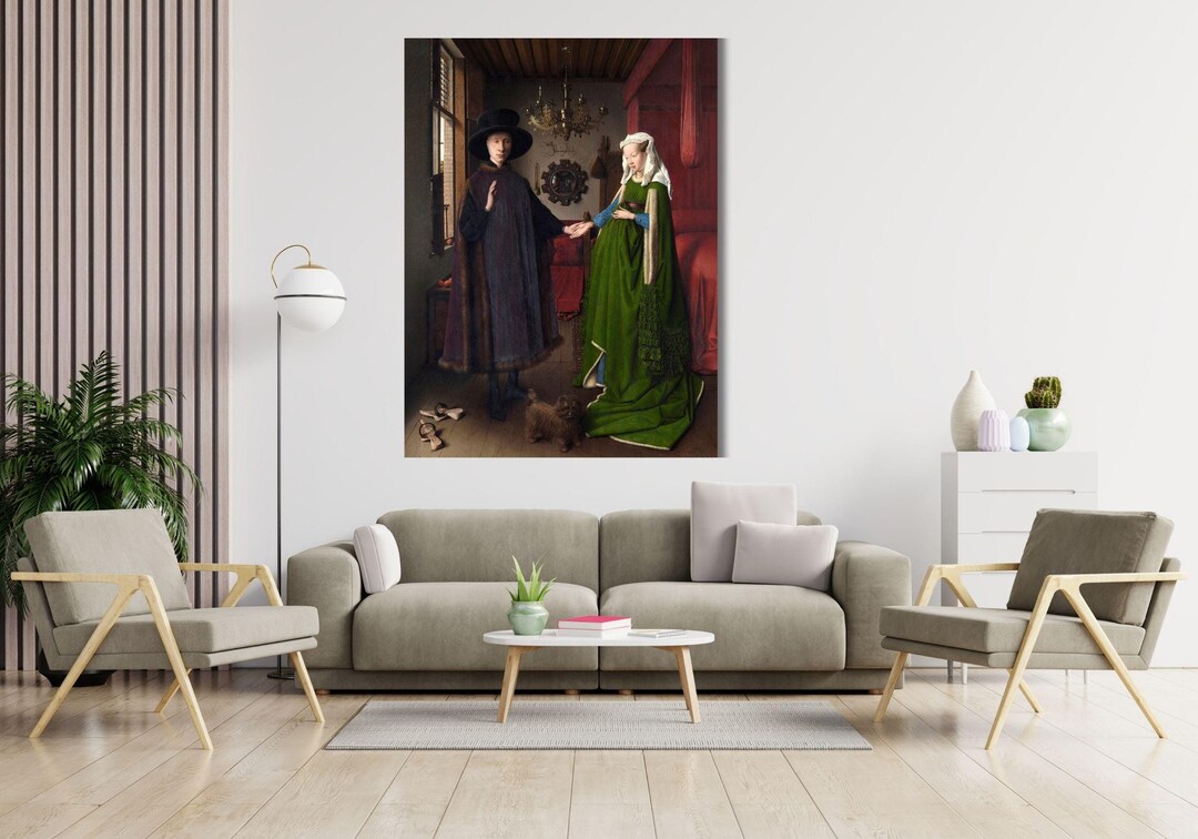 The Marriage of Arnolfini Jan Van Eyck POSTER Wall Art,arnolfini ...
