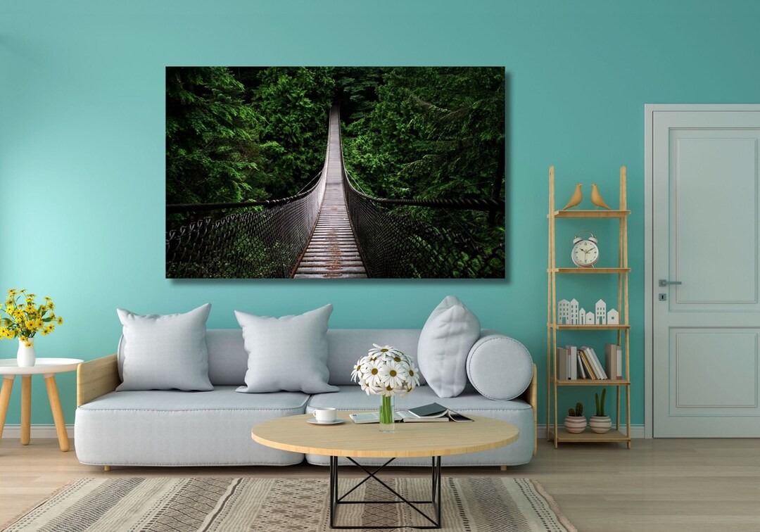 Jungle Rainforest Bridge POSTER, Beautiful Jungle Rainforest Bridge ...