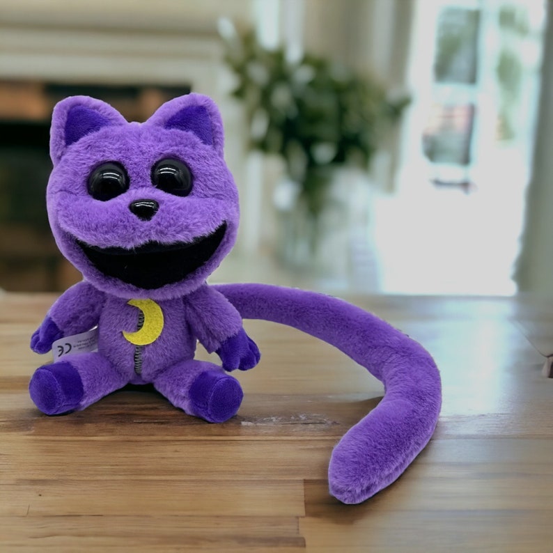 Smiling Critters Plushie Cute Plushies Unique Plush Toy Purple Green ...