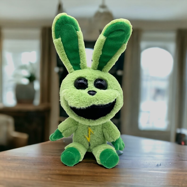 Smiling Critters Plushie Cute Plushies Unique Plush Toy Purple Green ...