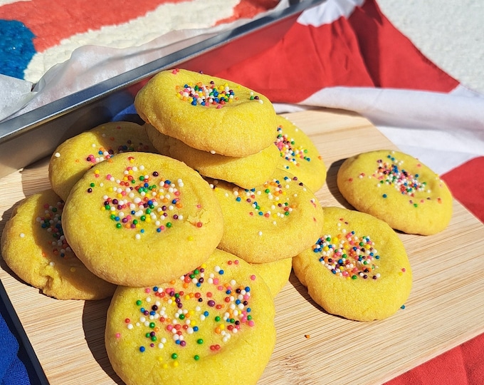 Traditional Puerto Rican Mantecadito Cookies One Dozen - Etsy