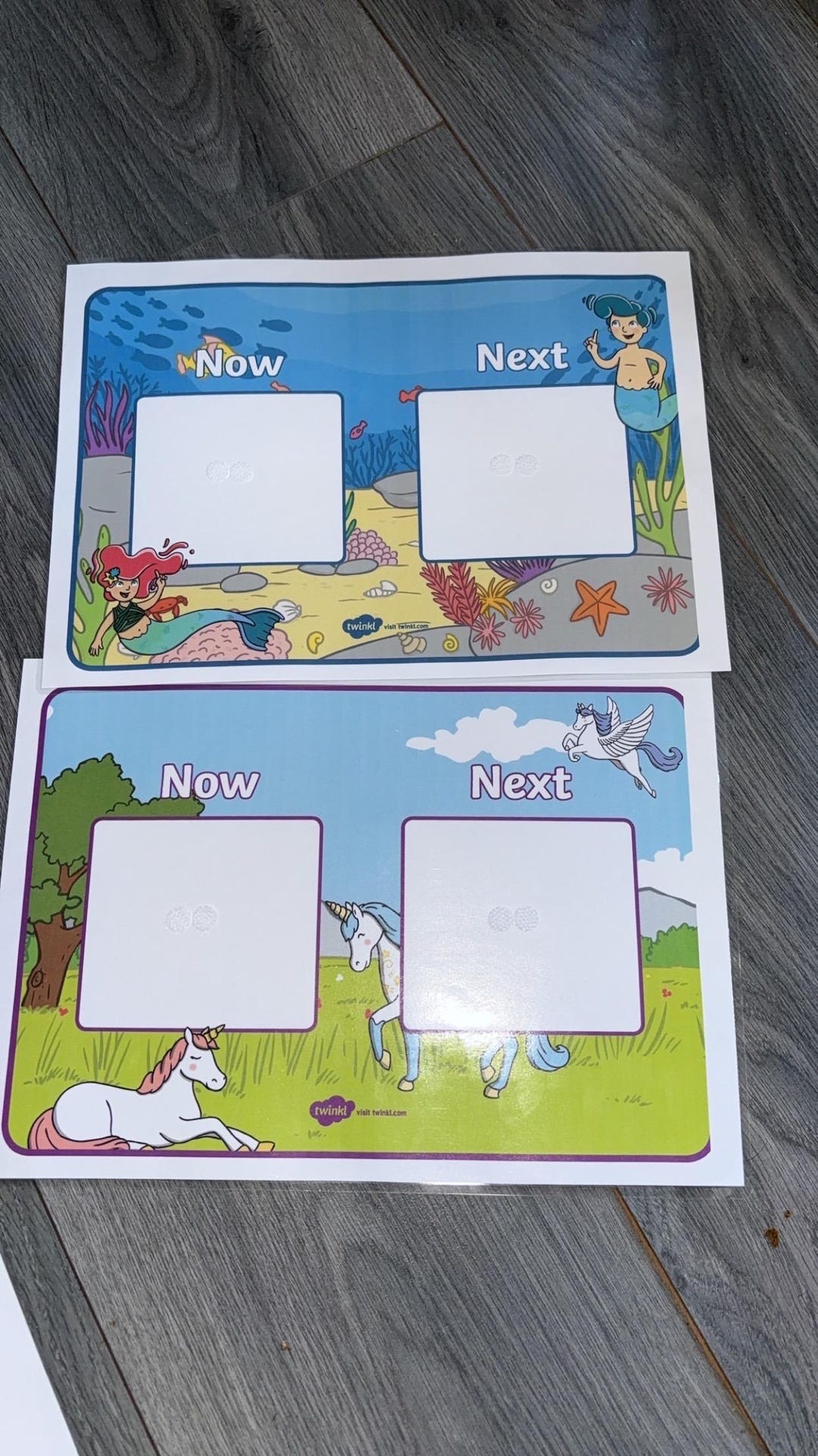 PERSONALISED Now and Next Charts - Etsy