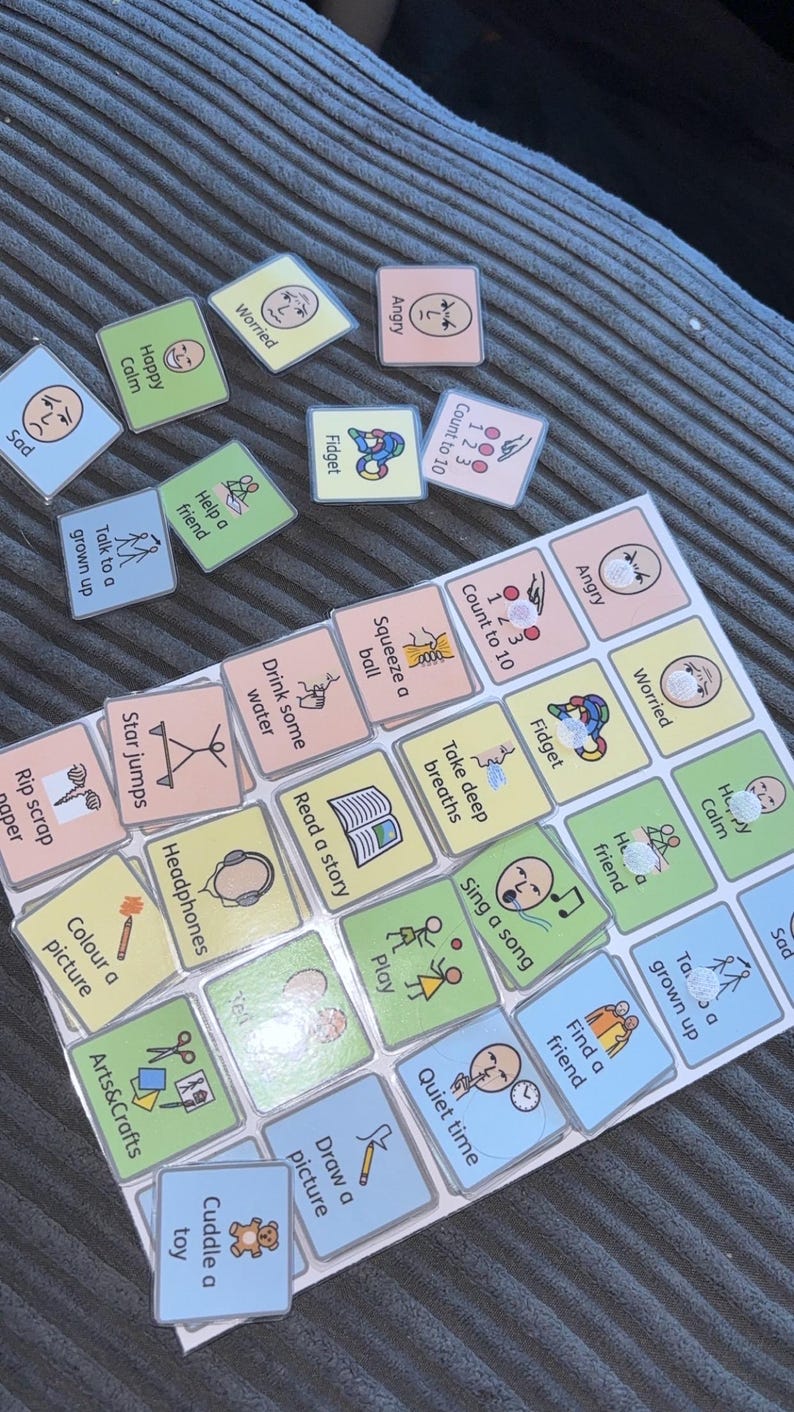 Feelings & Emotions Communication Visual Aid - Etsy