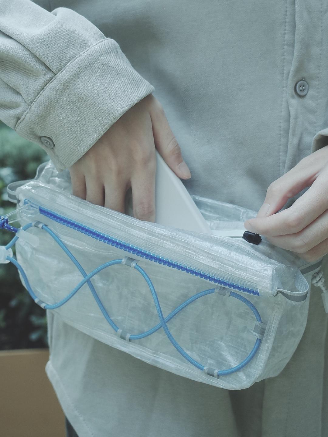 Ultralight Fanny Pack Shoulder Bag / Dyneema Composite Fabric Cuben DCF ...