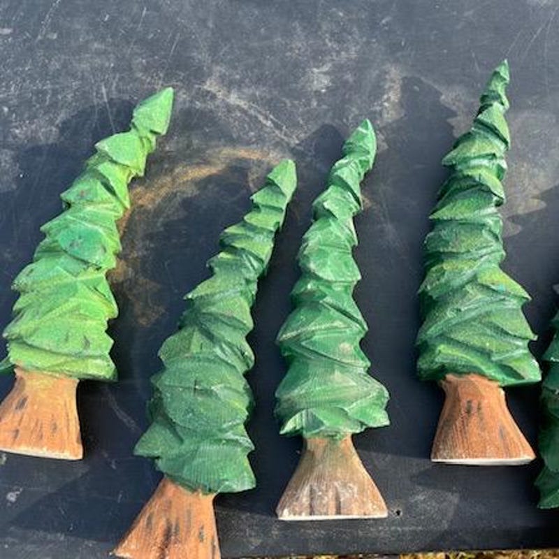 Hand Carved Tree - Etsy