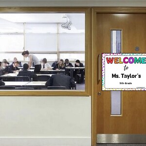Classroom Welcome Sign | Classroom Welcome Sign Poster | Classroom ...