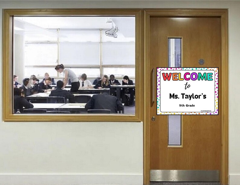 Classroom Welcome Sign Classroom Welcome Sign Poster Classroom Decor ...