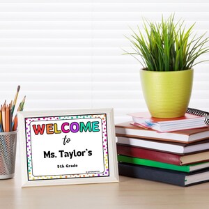 Classroom Welcome Sign | Classroom Welcome Sign Poster | Classroom ...