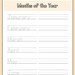 Months of the Year Tracing & Writing Worksheets for Preschool, Pre-k ...