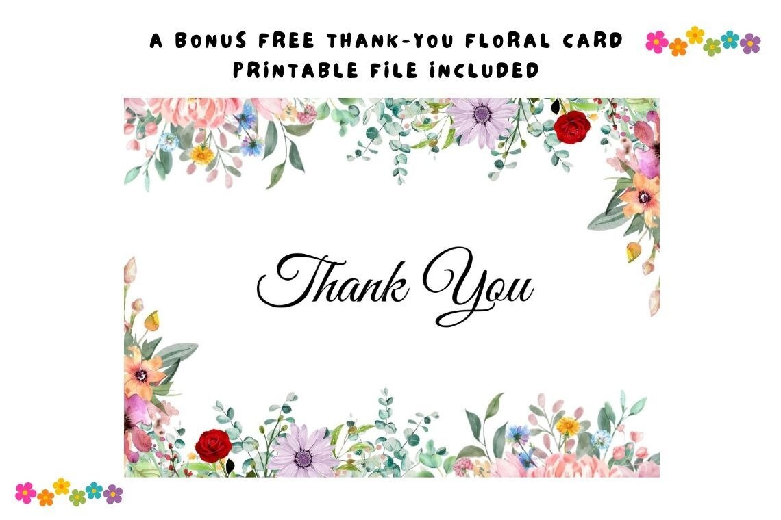 Daily Routines Printable Template - Bonus- Free Printable Thank-you ...