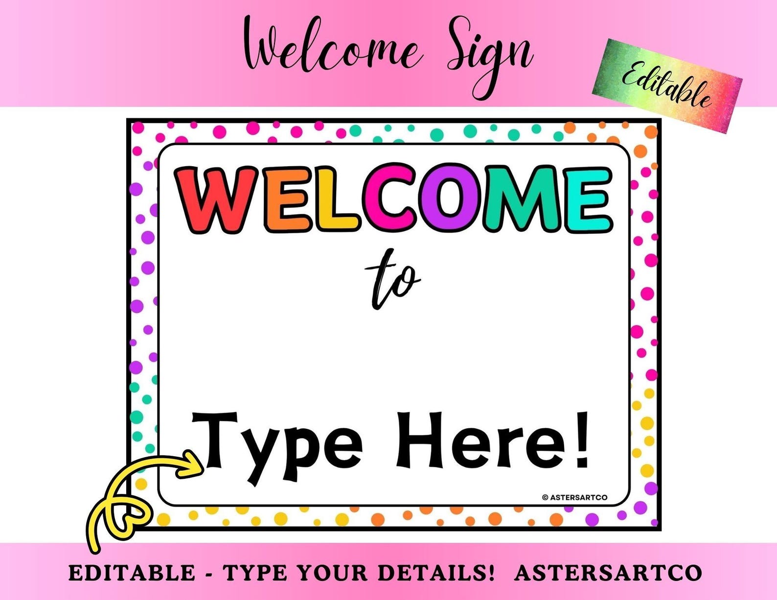 Classroom Welcome Sign | Classroom Welcome Sign Poster | Classroom ...