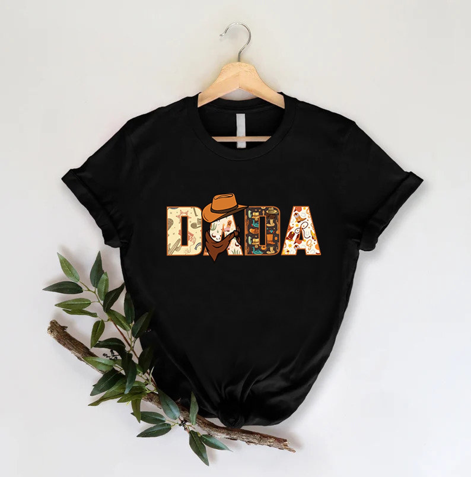 Western Cowboy Dada Shirt,fathers Day Gift,country Daddy Shirt, Western ...