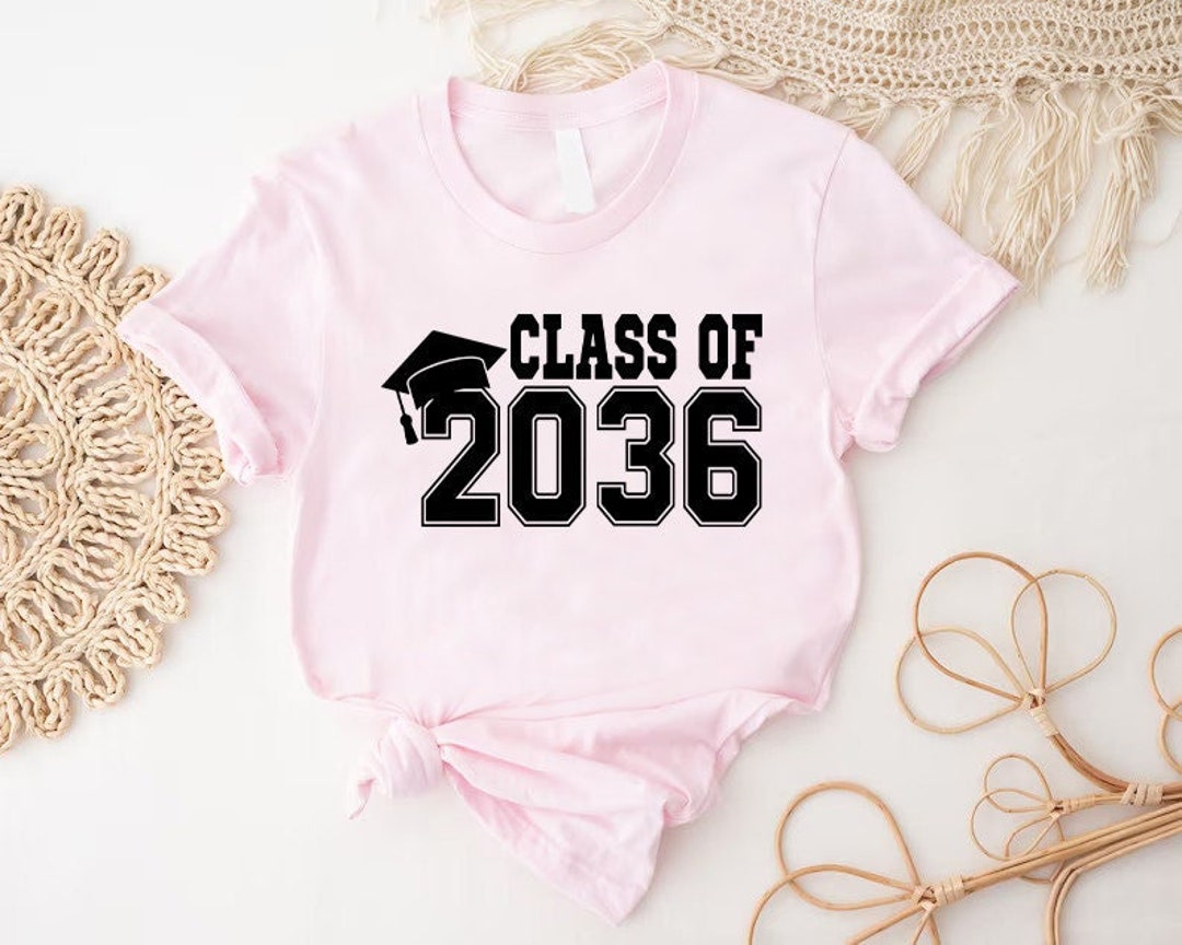 Graduation Gift,class of 2036 Shirt,last Day of School Tee,school Shirt ...