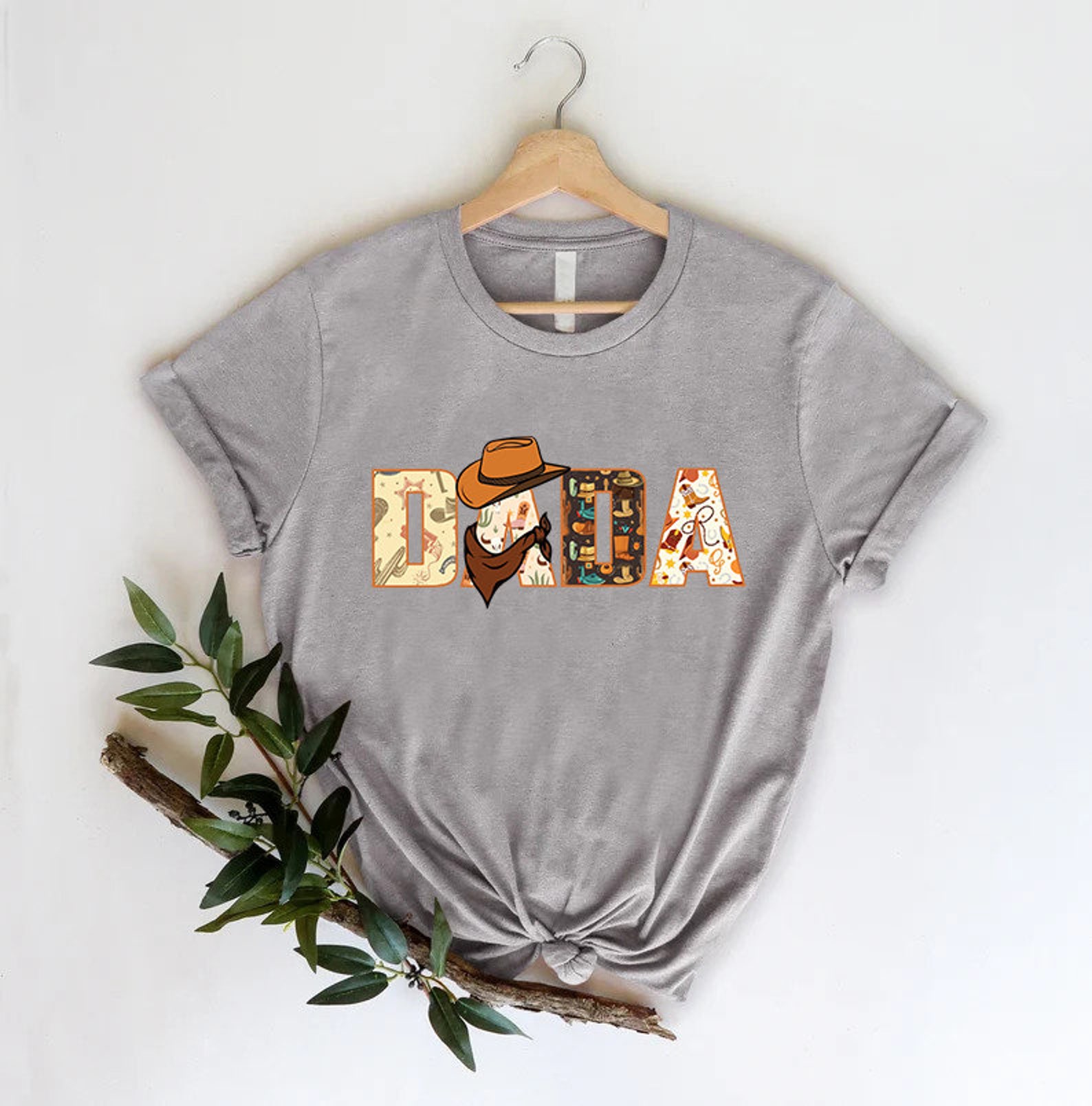 Western Cowboy Dada Shirt,fathers Day Gift,country Daddy Shirt, Western ...