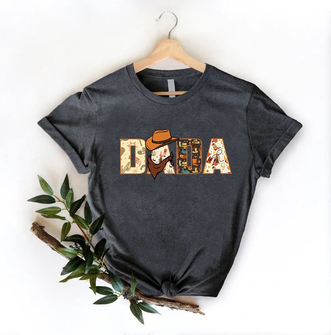 Western Cowboy Dada Shirt,fathers Day Gift,country Daddy Shirt, Western ...