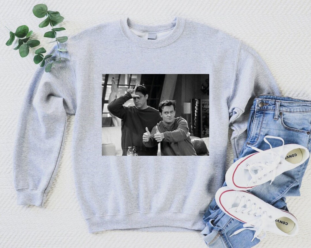 Chandler and Joey Sweatshirt, Friends Sweatshirt, Matthew Perry ...