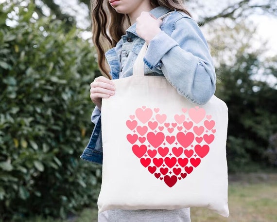 Heart Tote Bag, Big Red Heart Tote Bag, Tote Bag Red Hearts Heart Tote Bag, Big Red Heart Tote Bag, Tote Bag Red Hearts
