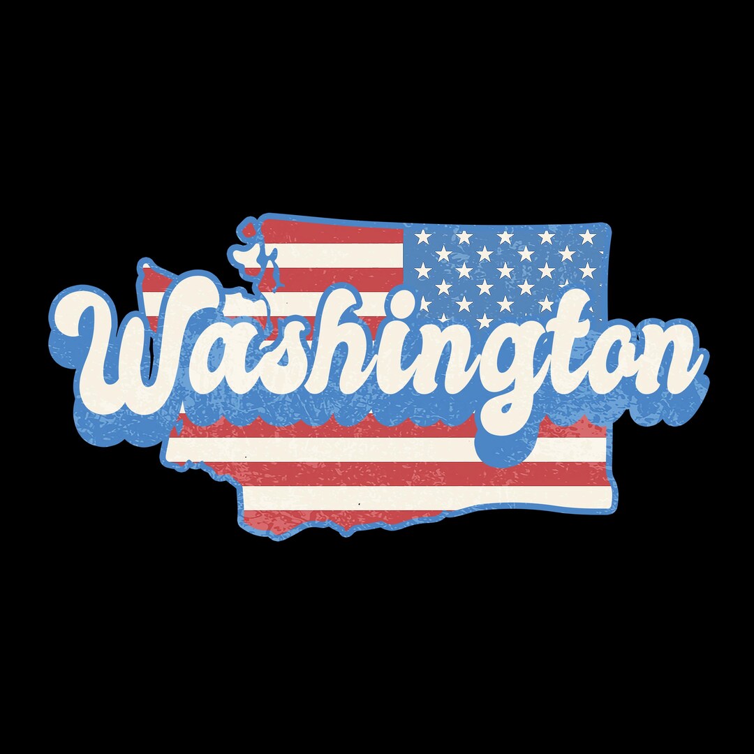 Custom State Map Art - USA Map With State Name & Flag Colors - Unique ...