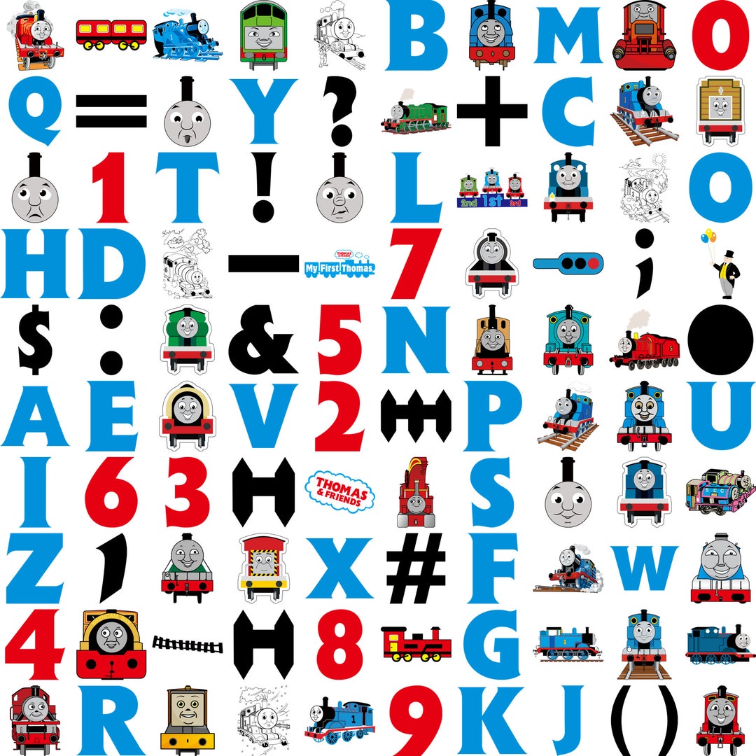 Thomas the Train Svg Bundle, Svg Bundles, Digital Vector File, Svg ...