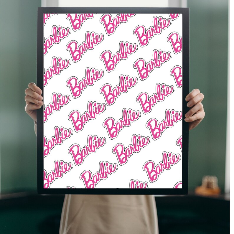 Set of 4 Barbie Wall Art Set | Barbie Dolls Digital Download |teen Room ...