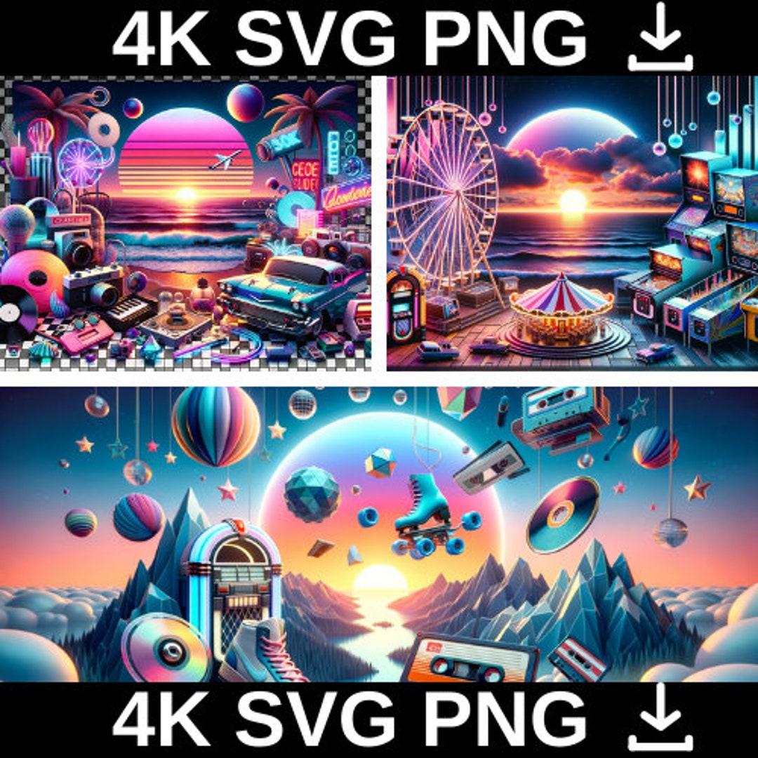 4K 3D Animated Design , Svg Bundles, Digital Vector File, Svg Designs ...