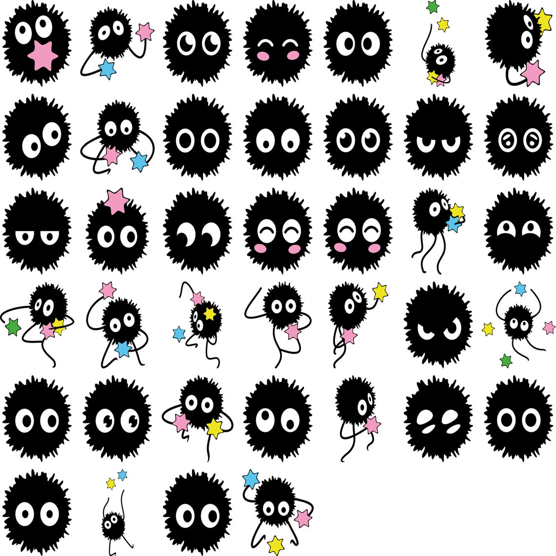 Sprites Svg Bundle, Svg Bundles, Digital Vector File, Svg Designs ...