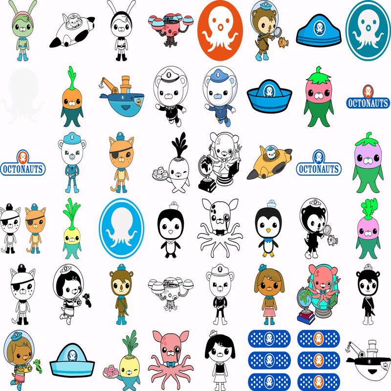 Octonauts Stickers - Etsy