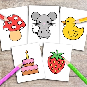 75 Easy Coloring Pages for Kids, Toddlers, Preschoolers Toddlers ...