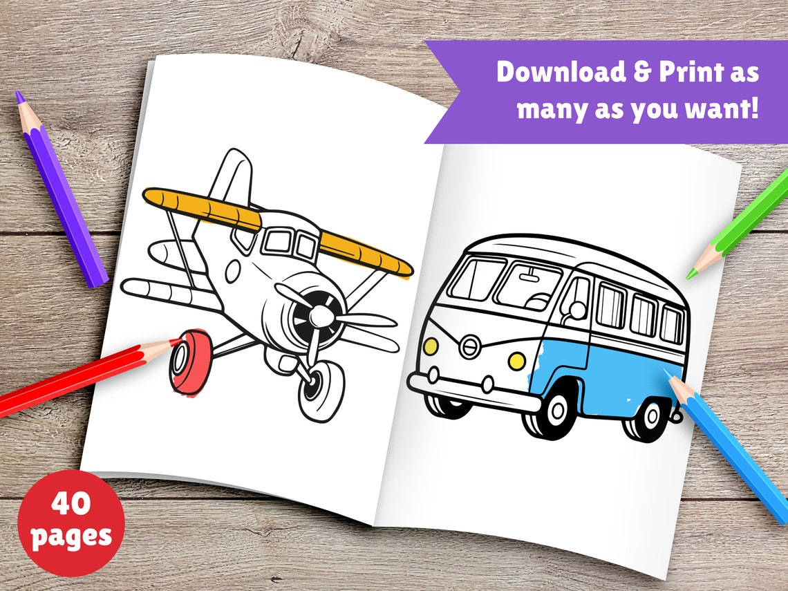 Easy Coloring Pages for Kids Toddlers Preschoolers Toddler Coloring ...