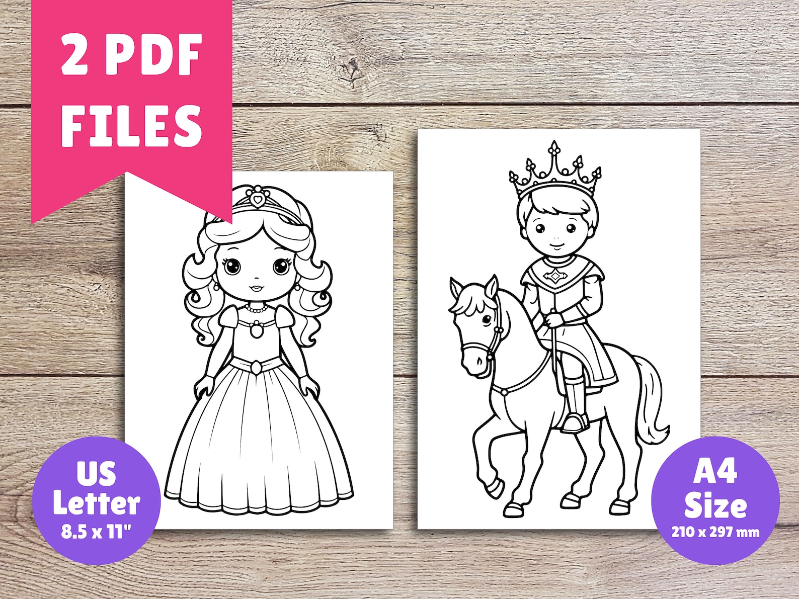 Cute Princess Coloring Pages for Kids Kawaii Coloring Pages Princess ...