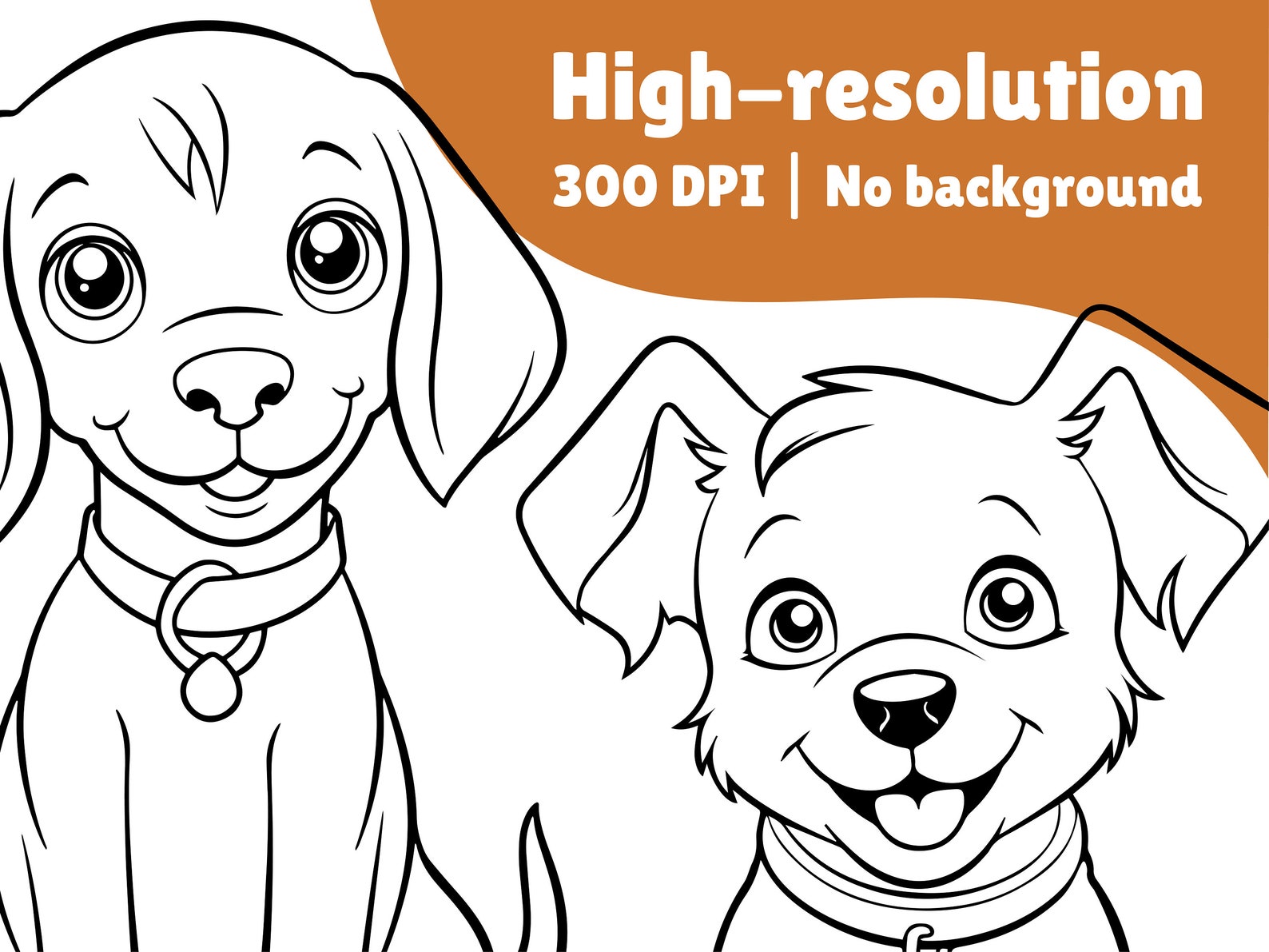 Easy Dog Coloring Pages for Kids Toddlers Preschoolers Toddlers ...