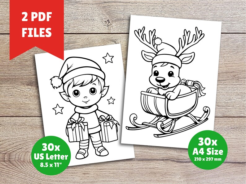 Christmas Coloring Pages for Kids Toddlers Preschoolers Toddlers ...