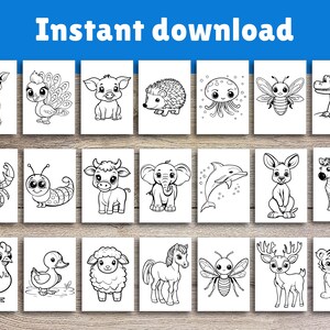 52 Easy Coloring Pages for Kids, Toddlers, Preschoolers Toddlers ...