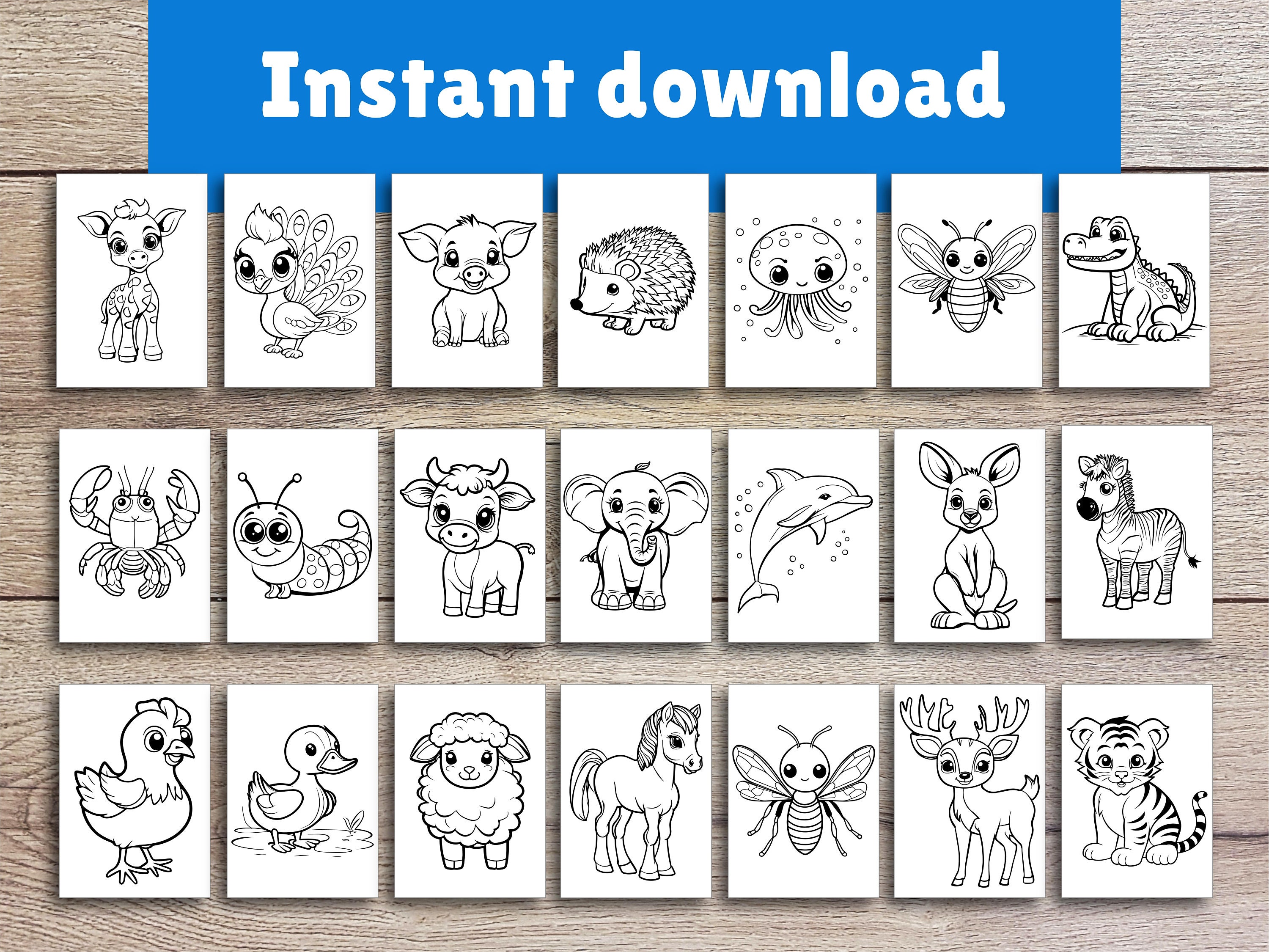52 Easy Coloring Pages for Kids, Toddlers, Preschoolers Toddlers ...
