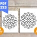 75 Easy Mandala Coloring Pages for Kids Toddlers Preschoolers Toddlers ...