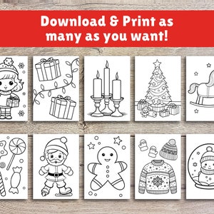 Christmas Coloring Pages for Kids Toddlers Preschoolers Toddlers ...