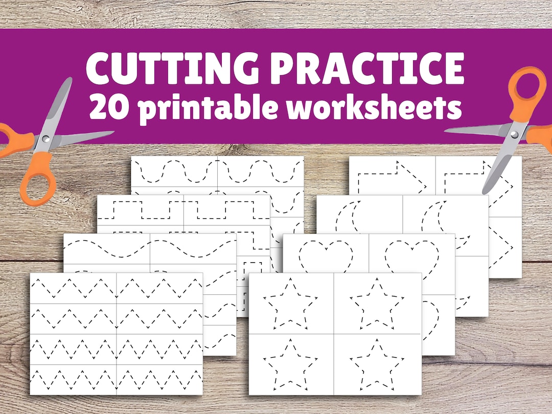 Scissor Skills Cutting Practice Preschool Worksheets Preschool ...