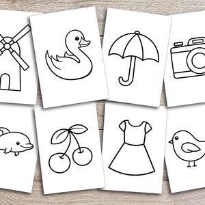 75 Easy Coloring Pages for Kids, Toddlers, Preschoolers Toddlers ...