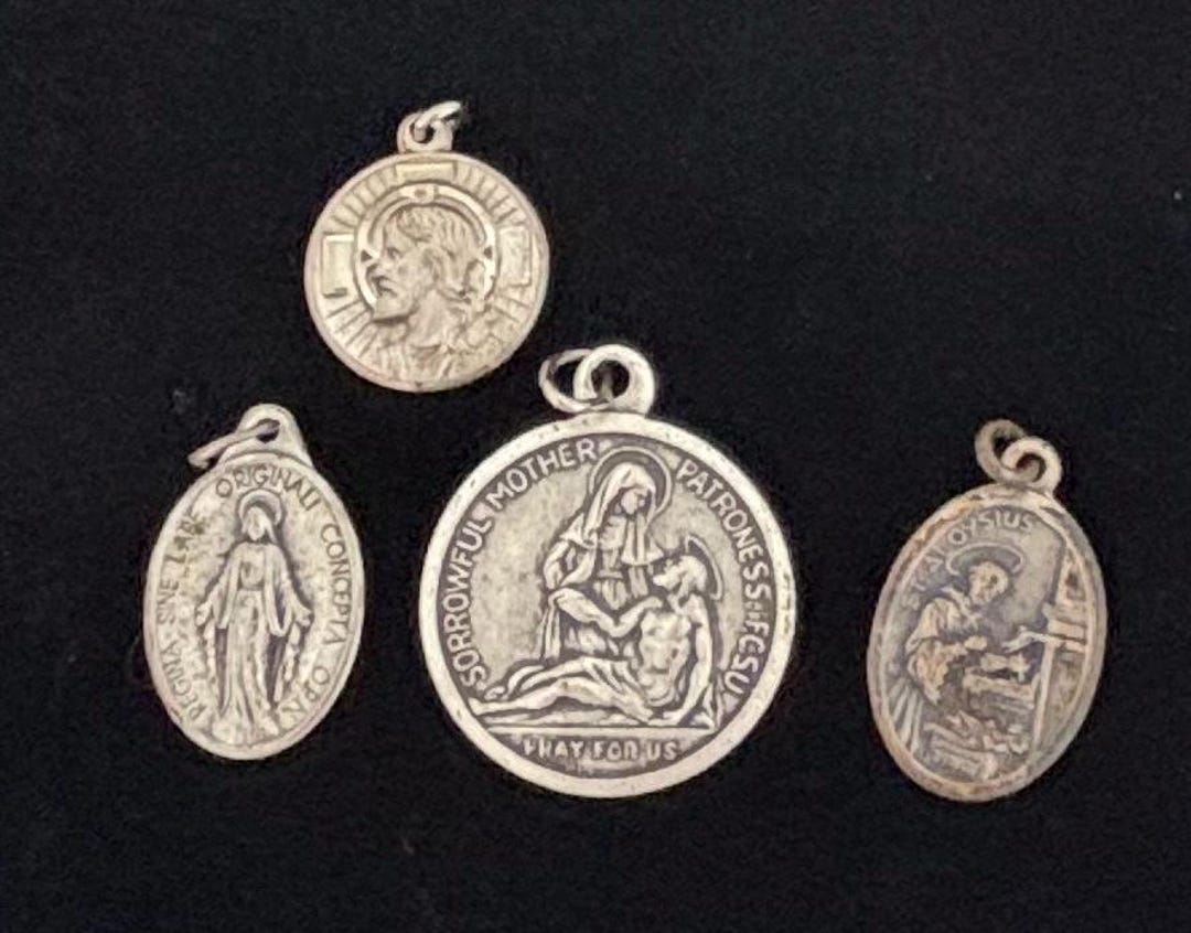 Religious Medals Vintage Lot - Etsy