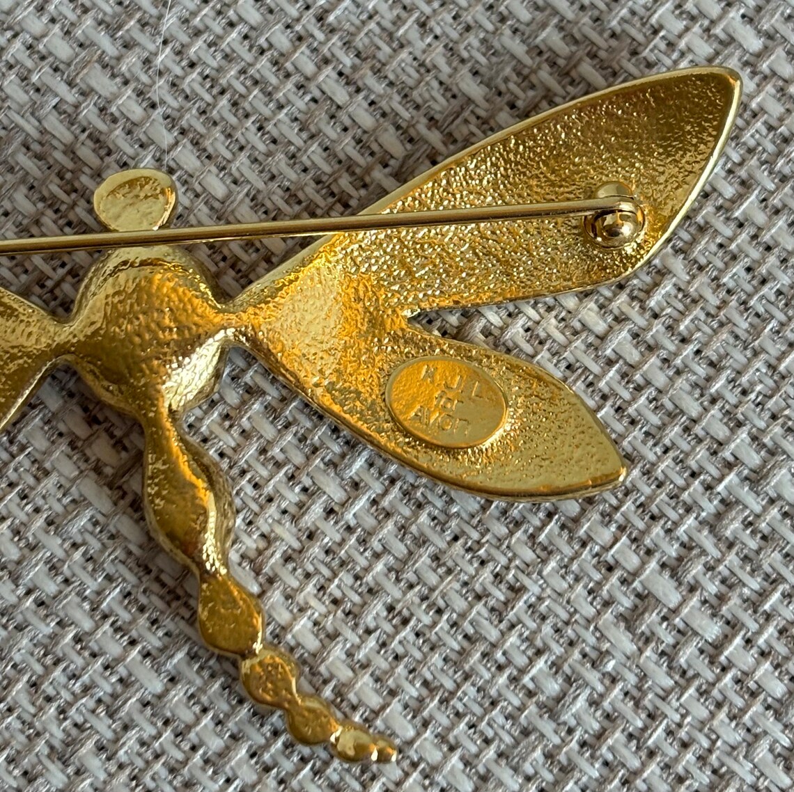 Kenneth Jay Lane for Avon Enamel Dragonfly Brooch Pin - Etsy