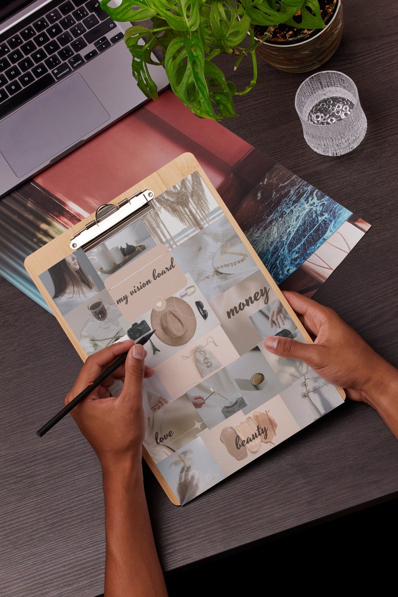 Digital Vision Board Jpg Pdf Png, Manifestation Board for Your Dream ...