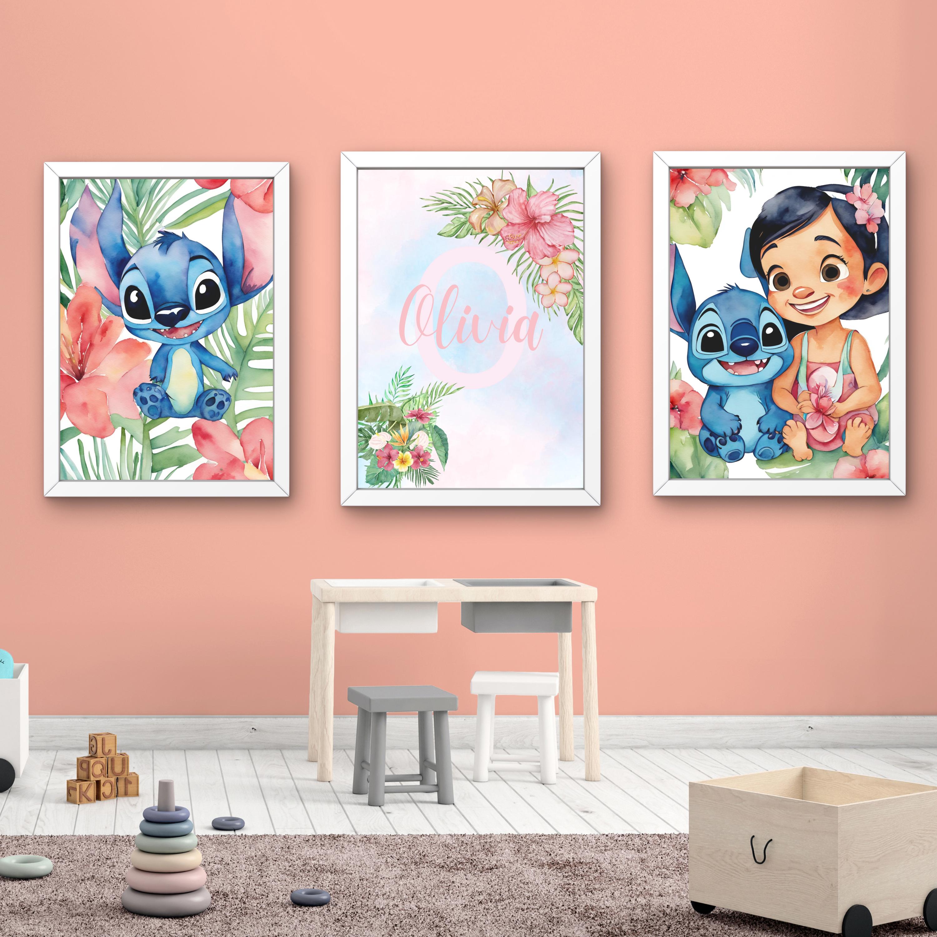 Personalized Poster Lilo & Stitch Print for Kids Room, Lilo Wall Art ...